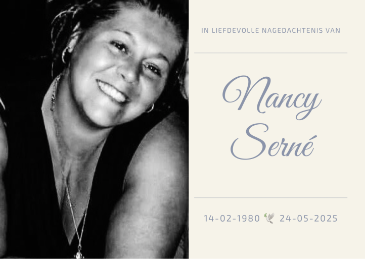 Waardig afscheid voor veel te jonge Nancy Serné | Doneerveilig.nl